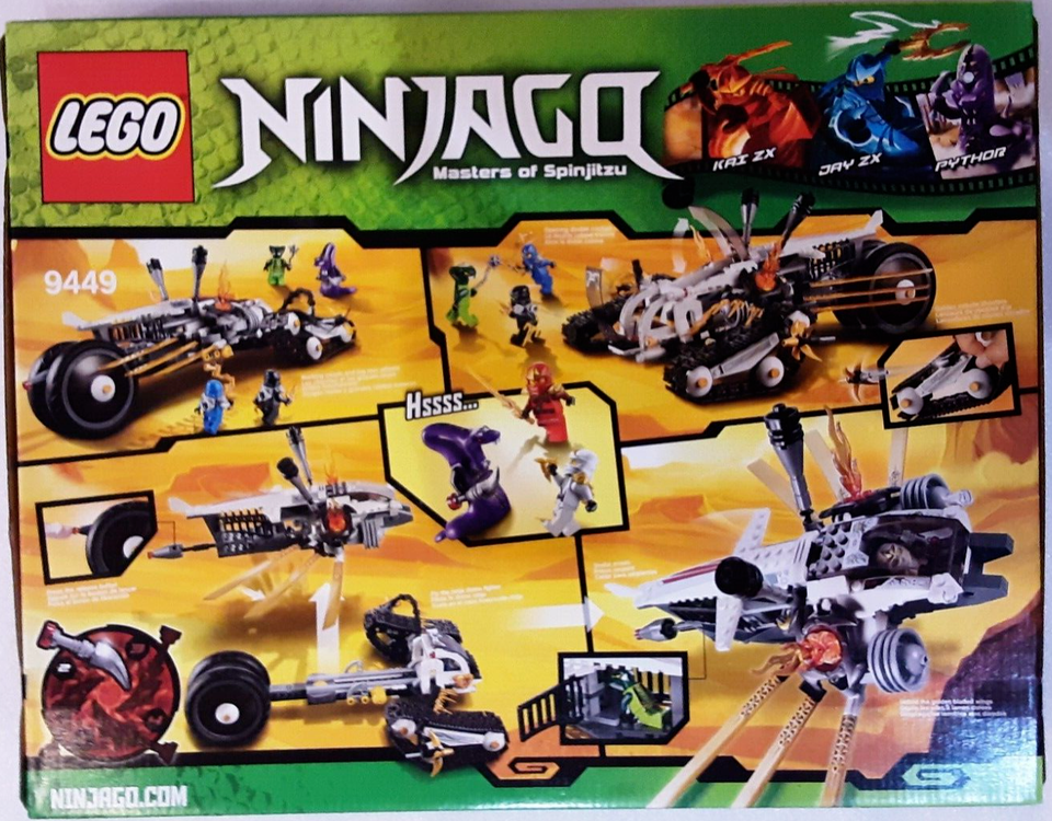 LEGO 9449 - NINJAGO - Ultra Sonic Raider - NEW / SEALED | eBay