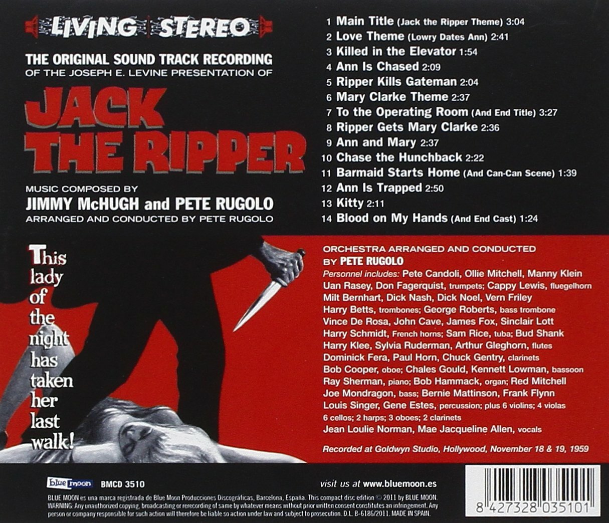 Jimmy Mchugh And Pete Rugolo Jack The Ripper | eBay