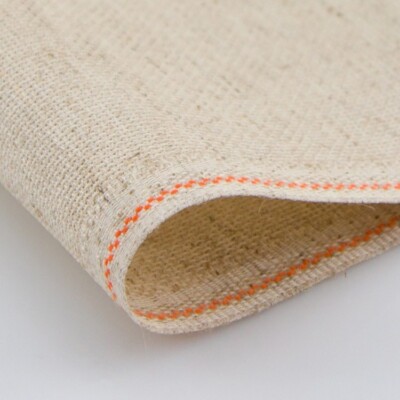 Zweigart Cross Stitch Fabric 18ct Rustico Aida Oatmeal (variegated ...
