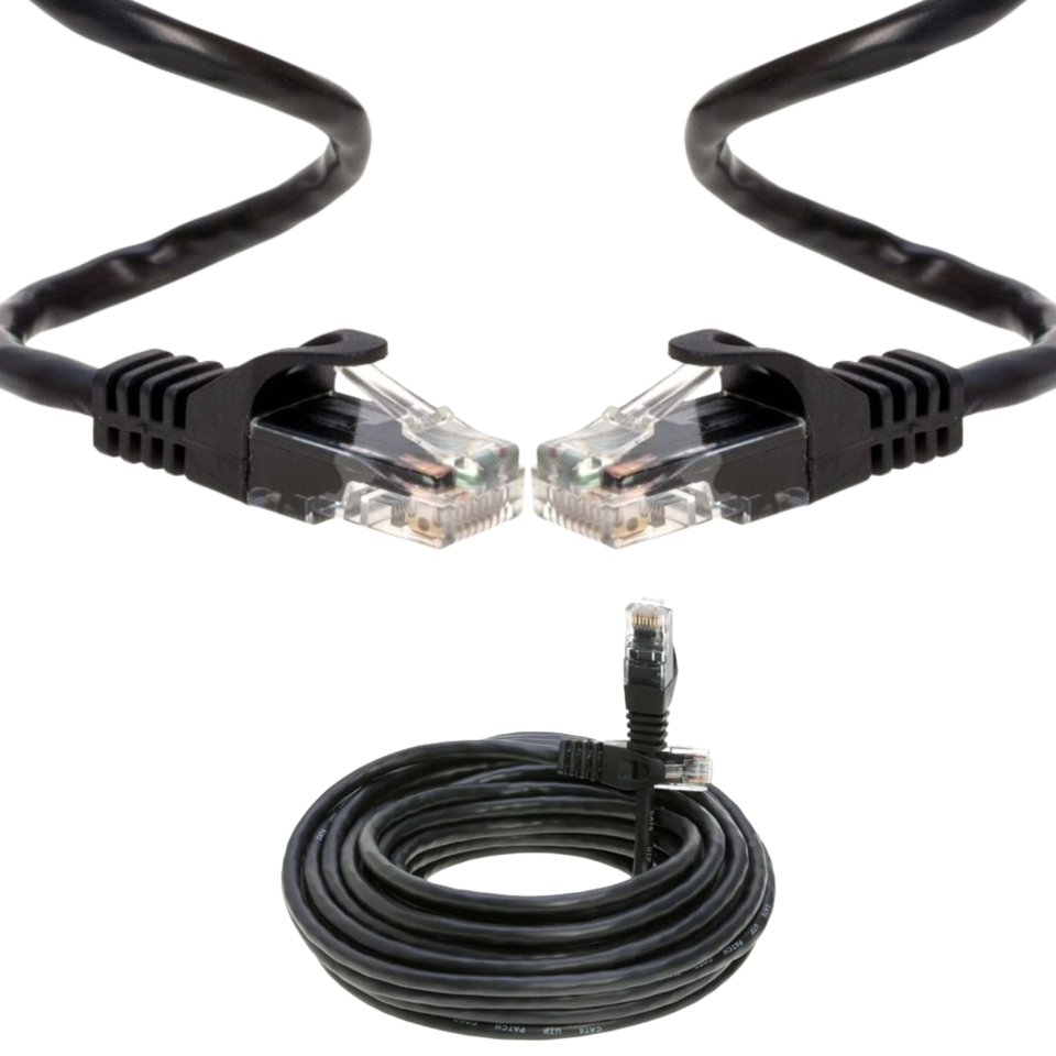 CAT5 Cat5e Ethernet Network Computer Patch Cable PC XBOX, PS3, PS4 ...