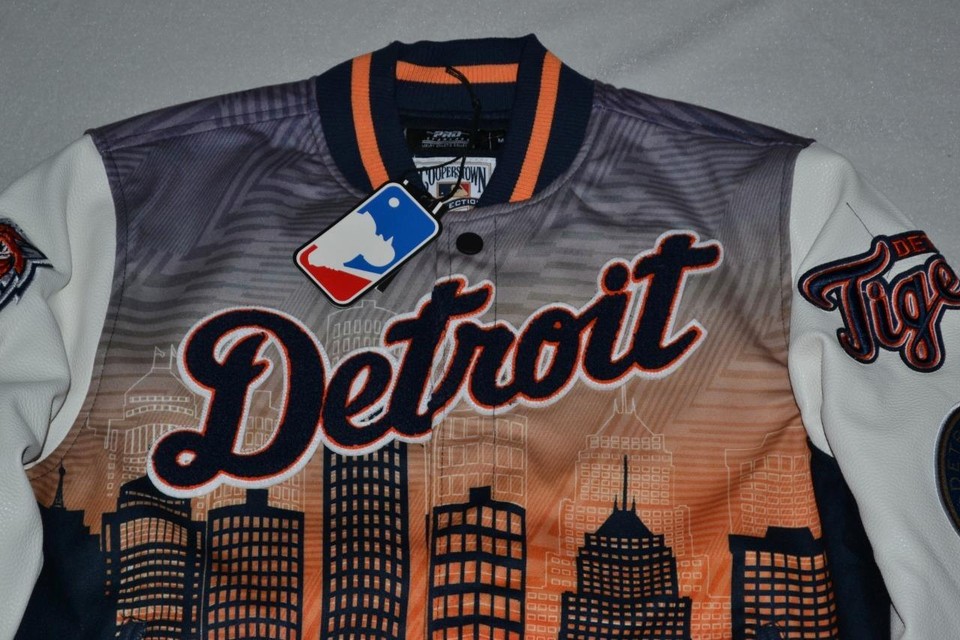 PRO STANDARD Men's DETROIT TIGERS MUlTI REMIX Varsity Jacket NEW ALL ...