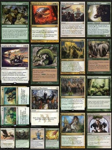 Trostani Selesnya's Voice Selesnya G/W Populate Commander EDH Deck Pre ...