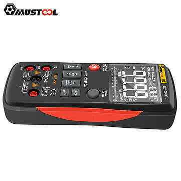 Mustool Digital Multimeter 9999 Analog Tester True RMS Professional ...