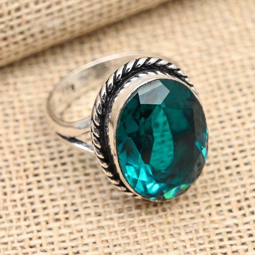 Lavish Indicolite Tourmaline Gemstone Handmade 925 Sterling Silver Ring Jewelry | eBay
