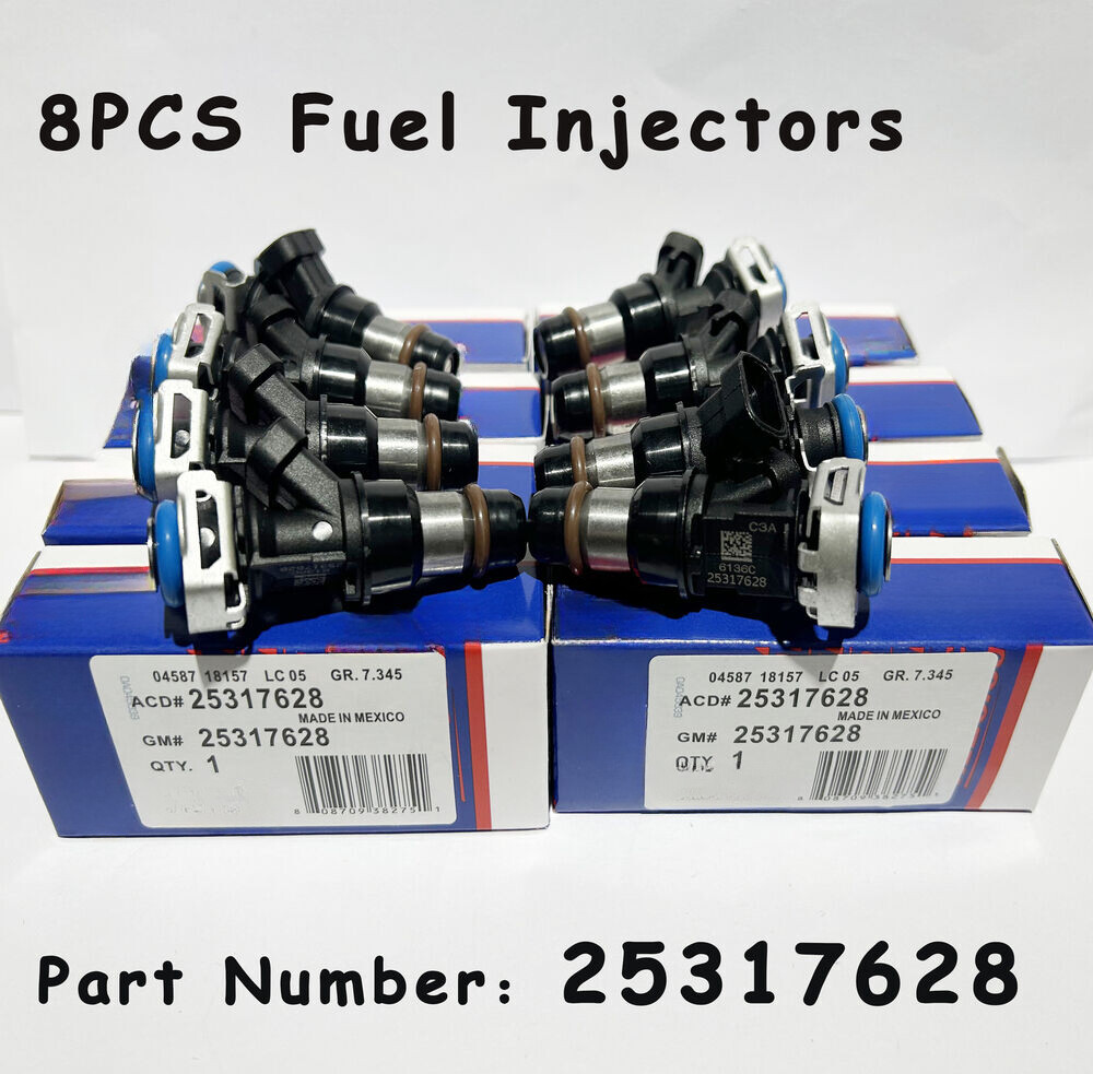 8pcs OEM FUEL INJECTORS FOR 99-06 CHEVY SILVERADO GMC 4.8L 5.3L 6.0L ...