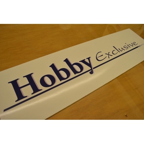 HOBBY 'Hobby Exclusive' Rear Roof Caravan Name Sticker Decal Graphic ...