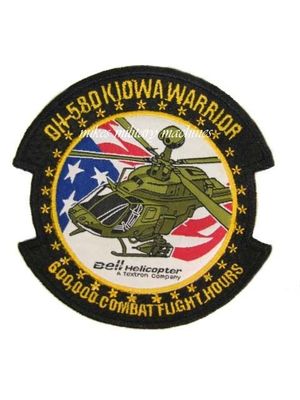 OH-58D Kiowa Warrior 600,000 Combat Flight Army Aviation Bell ...