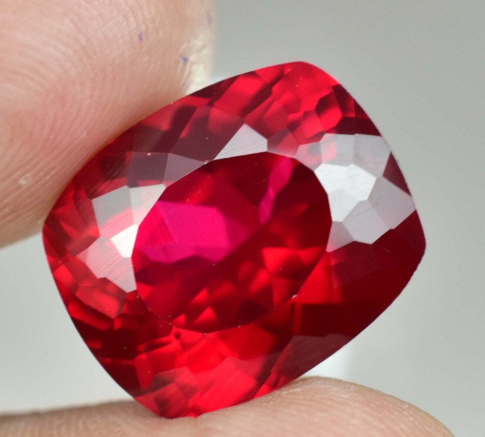 20.50 Ct Natural Mozambique Blood Red Ruby Certified Stunning Loose ...