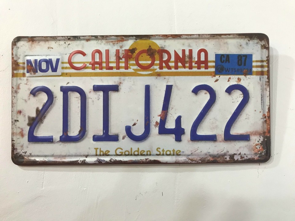 AMERICAN USA ANTIQUE/OLD LOOK LICENCE NUMBER PLATES NY LAS VEGAS ...