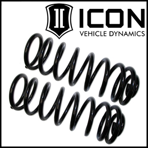 ICON 2" Lift Rear Dual Rate Coil Springs PAIR fit 2007-2018 Jeep ...