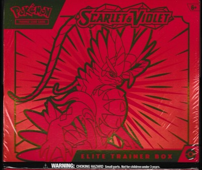 Pokemon Scarlet & Violet Base Set - Koraidon Sealed Elite Trainer Box ...