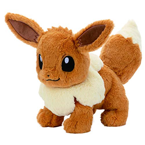 Pokemon Plush Eevee M Anime Stuffed toy Cuddly toy Kuta kuta tatta No ...