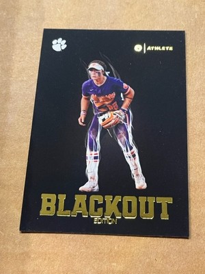 MADDIE MOORE 2025 Onit Clemson Tigers Softball BLACKOUT Edition short print SP | eBay