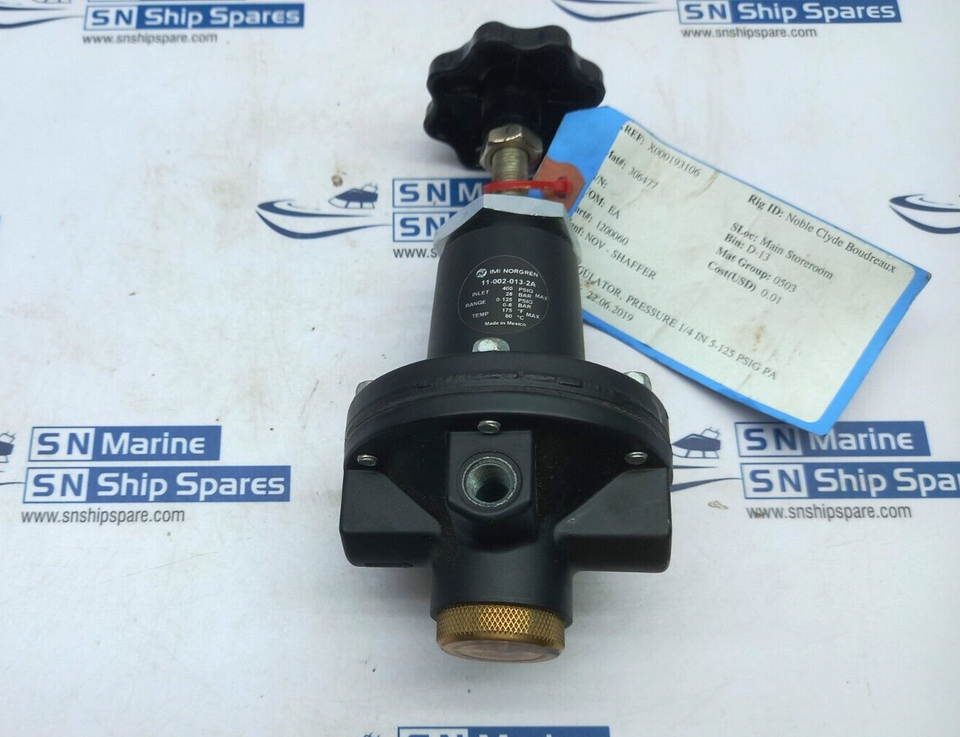 IMI Norgren 11-002-013-2A Pressure Regulator 1/4IN 5-125Psig NOV ...