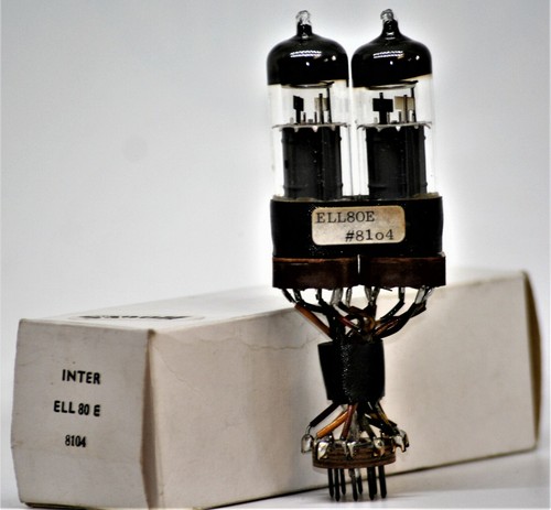 ELL80 VALVOLA NOS HOGES GERMANIA TUBE VALVE VALVOLE RADIO ADATTATORE ...