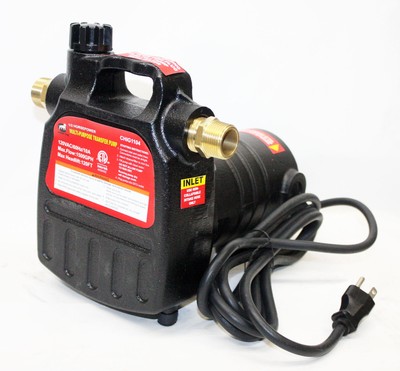 1/2HP 1500 GPH MULTI-PURPOSE TRANSFER PUMP DEWATRING WATERBEDS CLOGGED ...