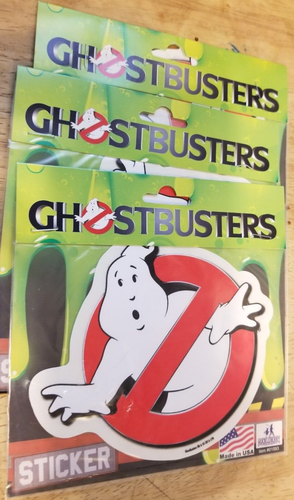 3-(THREE) GHOSTBUSTERS LOGO VINYL USA MADE DECAL STICKERS WINDOW BUMPER ...