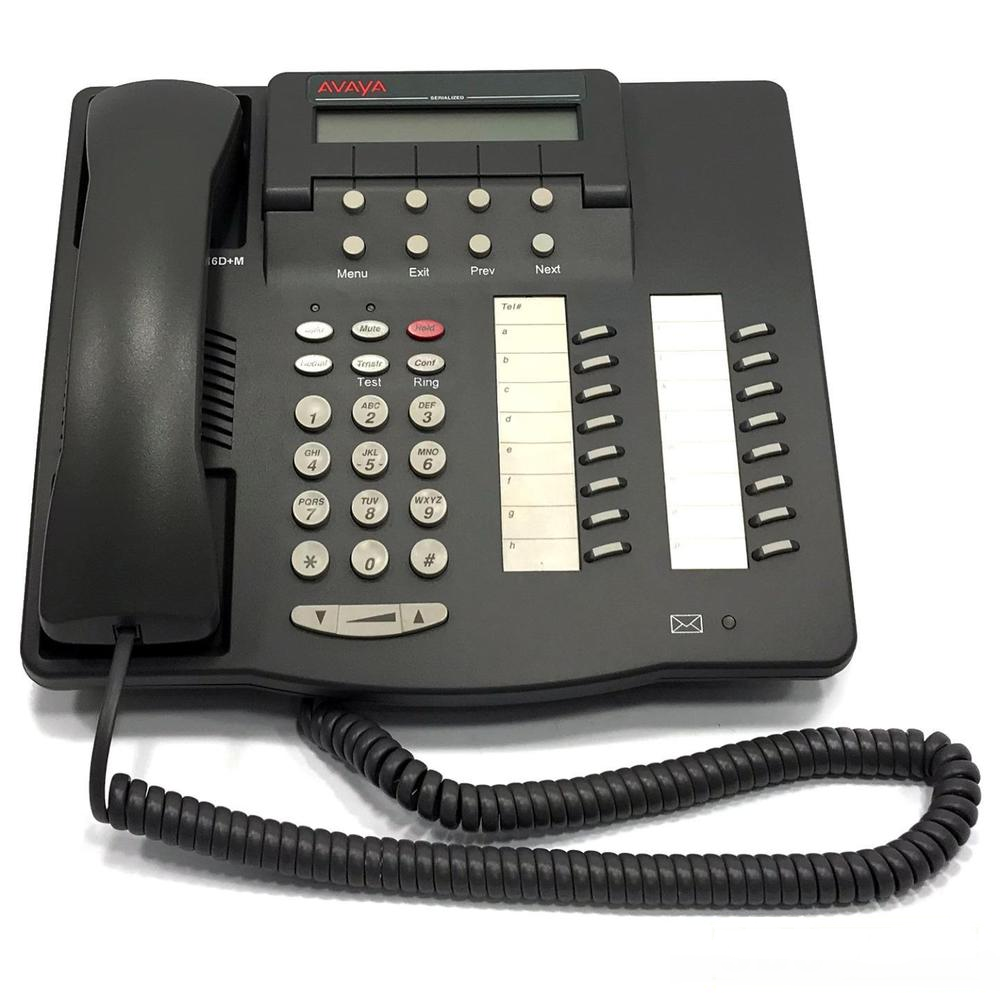 Fully Refurbished Avaya Definity 6416D+M Speaker Display Phone (Grey ...