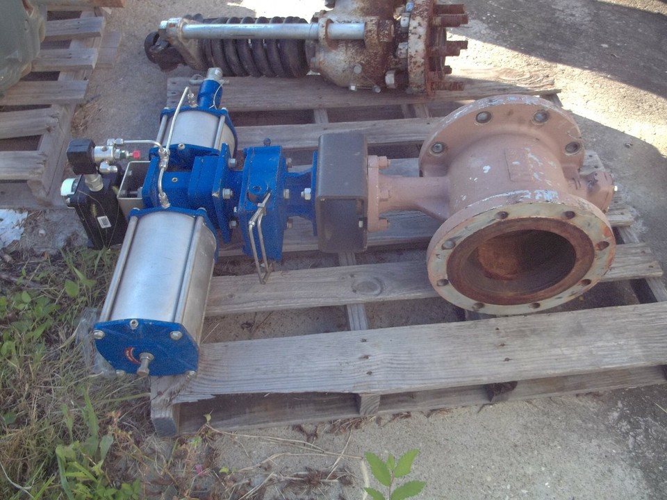 EMERSON VANESSA 8" VALVE W/ MORIN B100U-S070-L2 ACTUATOR TYCO XA041D00 ...