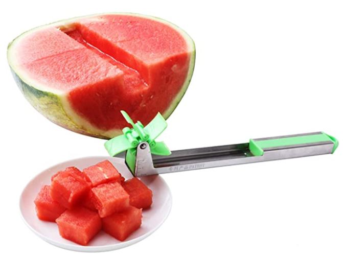 NEW 2019 Amazing Melon Cutter Watermelon Cubes Slicer Stainless Steel ...