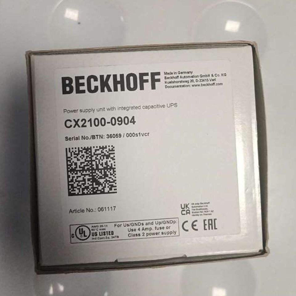 1PCS NEW BECKHOFF PLC Power Supply Module CX2100-0904 Via DHL or FedEx ...
