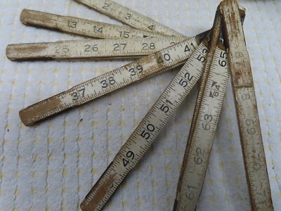 Vintage Westline Folding Wood Ruler 72" Stud Center Marking | eBay