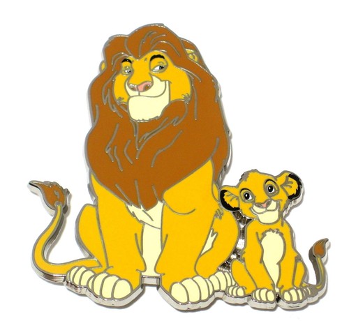 Lion King LE 100 Disney Pin Mufasa Simba Family Portrait Acme SILVER ...