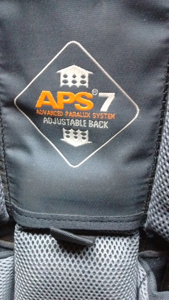 Lowe Alpine Sirocco II Hiking Trailing Backpack Black Red Carry Bag ...