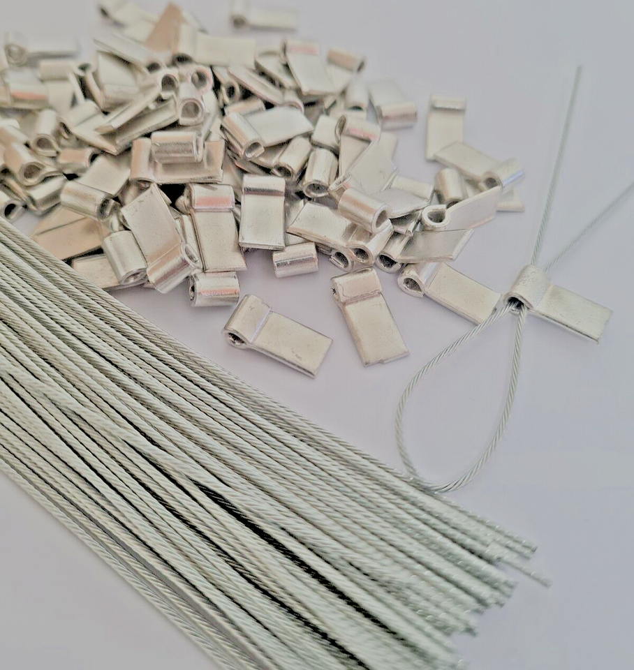 50x FLAG ELECTRIC METER FLAG SECURITY SEALS & WIRES TAXI METER TAMPER ...