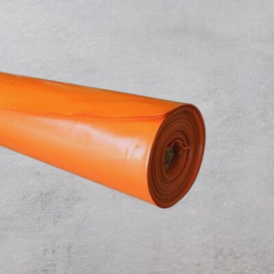 Builders Film | Orange Plastic 2m x 200μm x 10m (Handy Roll) | eBay