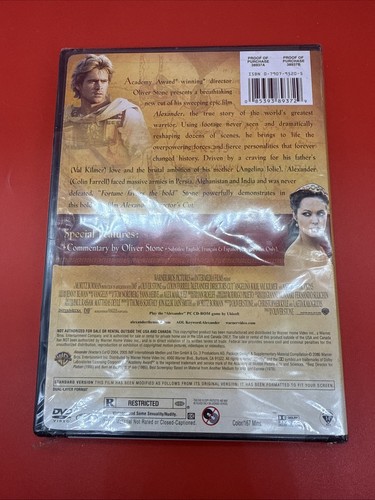 Alexander (DVD, 2004) Colin Farrell Angelina Jolie Brand New Sealed ...