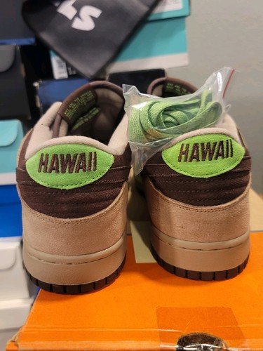 DS 2004 Nike Dunk Aloha Kicks Hawaii HI Sz 11 baroque Brown Mean-Green ...