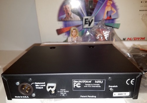 EV Electro-Voice N/DYM UHF Wireless Series Microphone Bodypack System ...