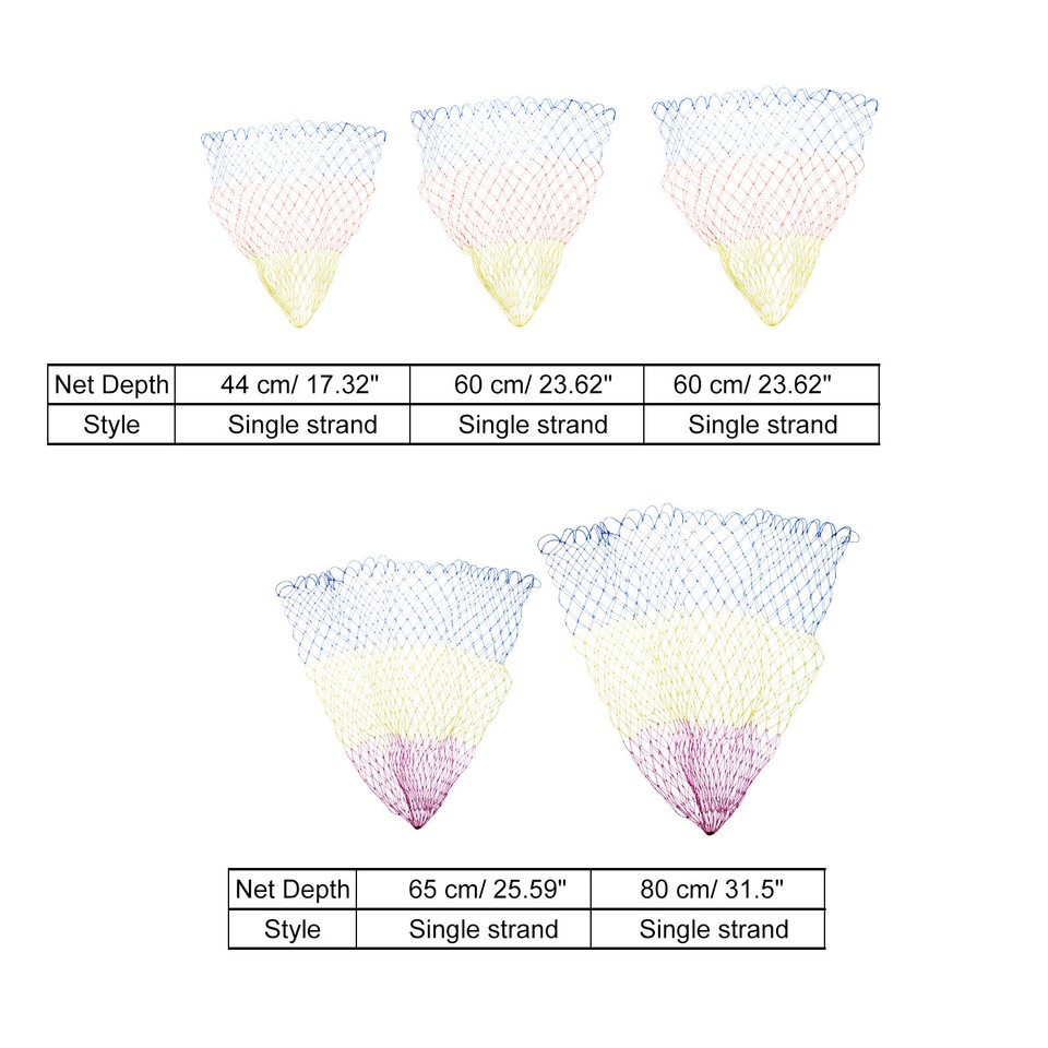 Fishing Net Replacement Nylon Landing Net Replacement Mesh Dia 17.7 ...