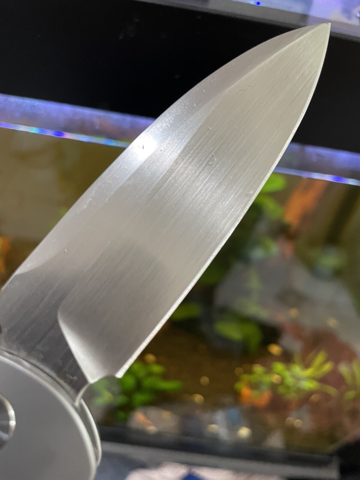 Jim Skelton Tuya Caladan Titanium Hand Rub Knife S90V Carbon Fiber ...