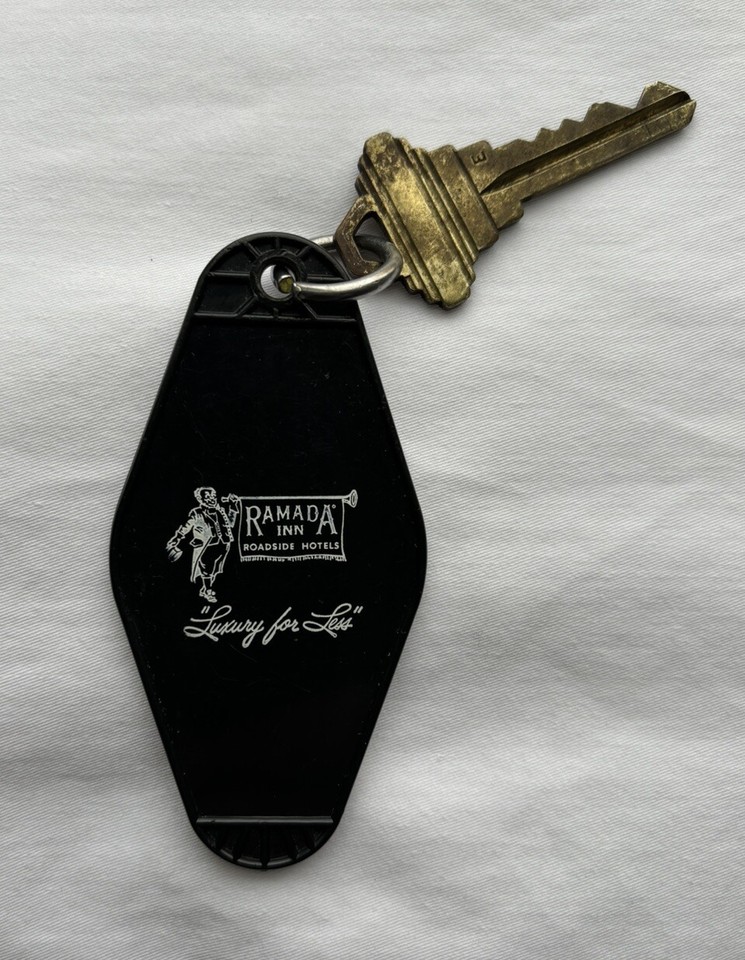 Ramada Inn Hotel Motel Keychain Fob & Key - Ft. Wayne, Indiana (Room #255) | eBay