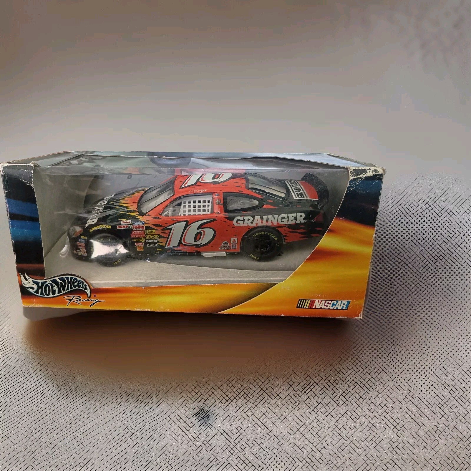 Hot Wheels Diecast Racecar 1:24 Greg Biffle #16 Grainger | eBay