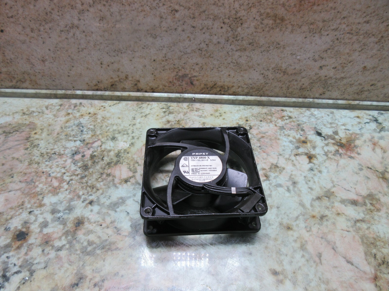 EBM PAPST FAN TYP 4800 X 50/60HZ 15V 9,5W 4800X | eBay