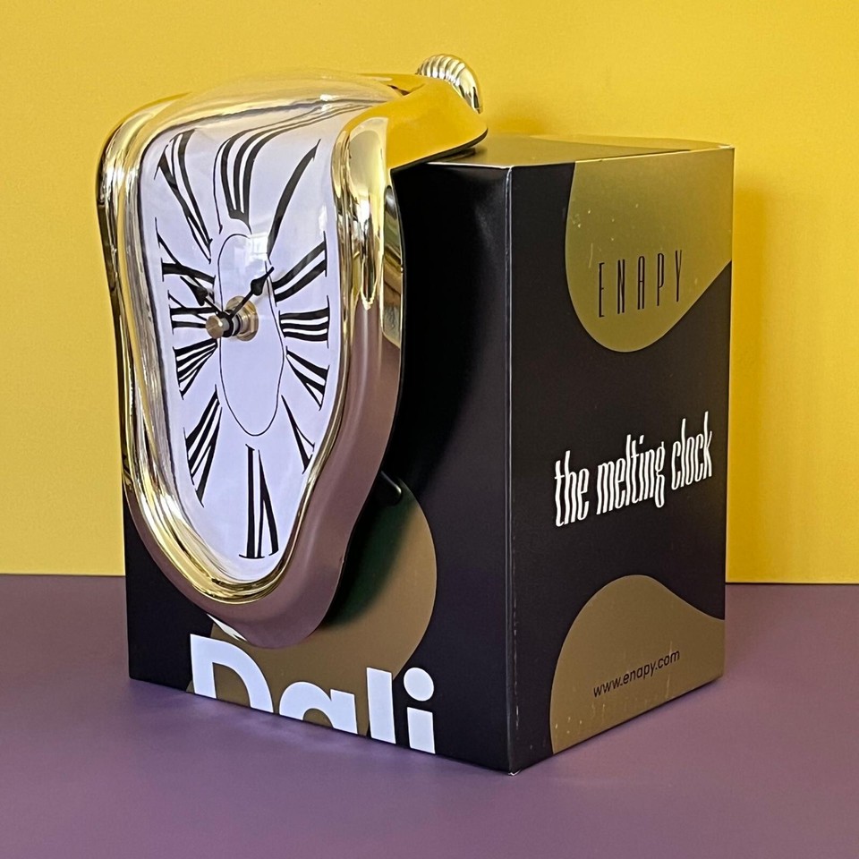 Salvador Dali Desk /Shelf Melting Clock - Silent & Fully Functional ...