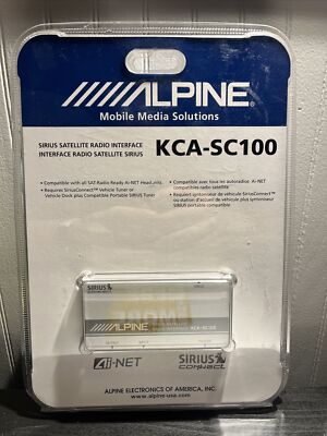 Alpine KCA-SC100 Sirius Satellite Radio Interface Module Brand New ...