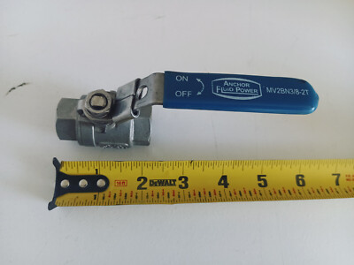 anchor fluid power ball valve mv2bn3/8-2t 3/8 cf8m 2000 wog | eBay