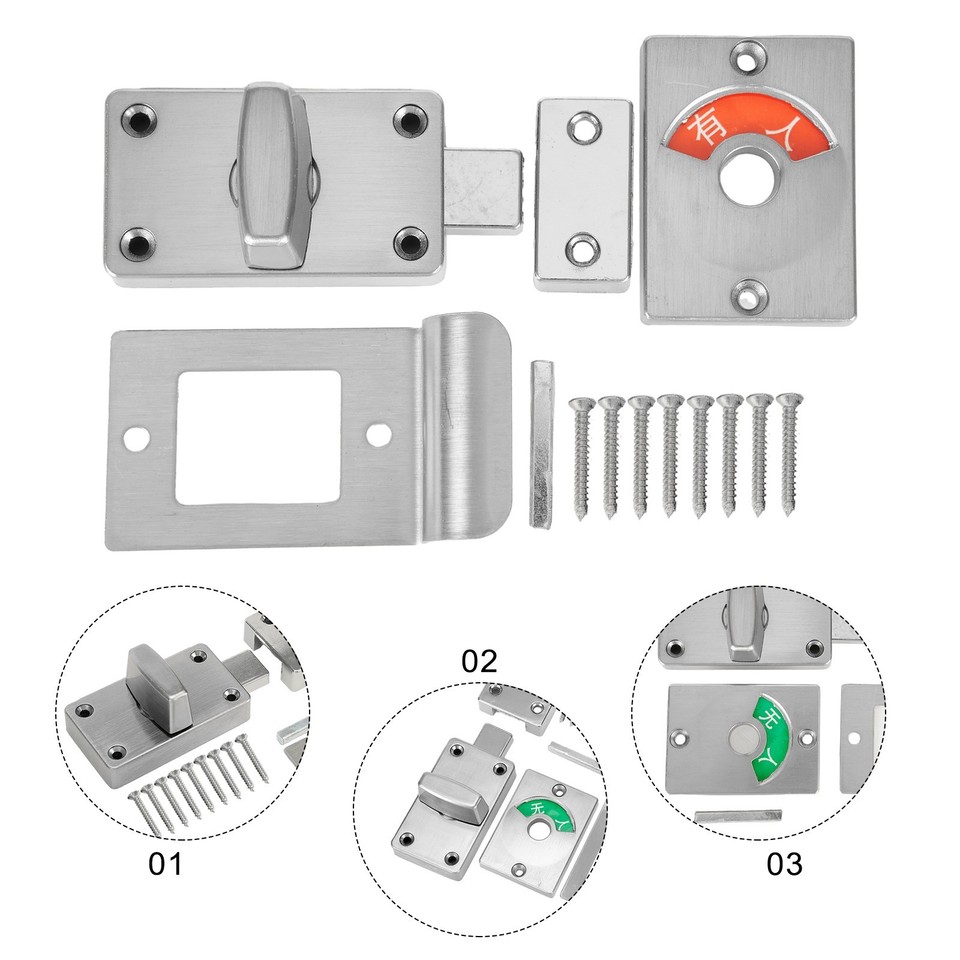 Indicator Door Lock Wide Application Aluminum Alloy Comfortable Handle ...