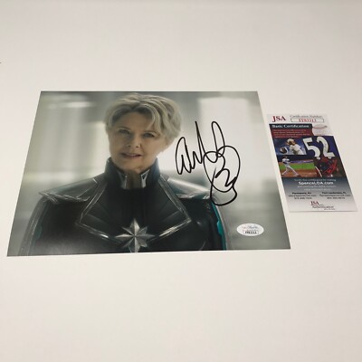 Annette Bening Captain Marvel signed 8X10 Photo autograph - JSA COA | eBay