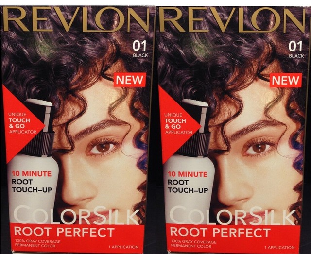 Revlon Colorsilk Root 10 Minute Touch-up 01 Black for sale online | eBay