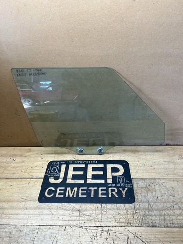 97-01 Jeep Cherokee XJ 4 Door OEM Passenger RH Side Front Window Glass ...