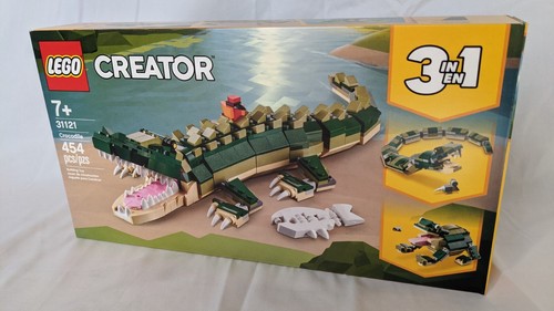 LEGO CREATOR - 31121 - Crocodile - 454 pcs - 3 in 1 - Snake - Frog - 7 ...