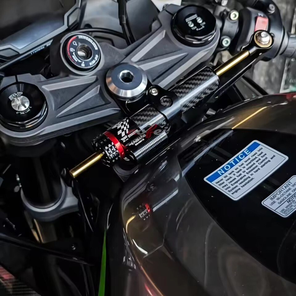 For Kawasaki Ninja ZX636 ZX6R 2009-2025 2023 2024 Steering Damper ...