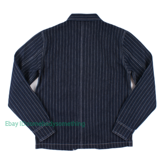 Railroad Denim Jackets Vintage Style Men's Work Jeans Chore Casual ...