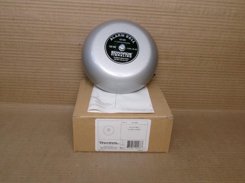 NEW BOX OF 20 EDWARDS SIGNALING / SECURITY SYSTEMS 437-6E1 12VDC BELL 6 ...