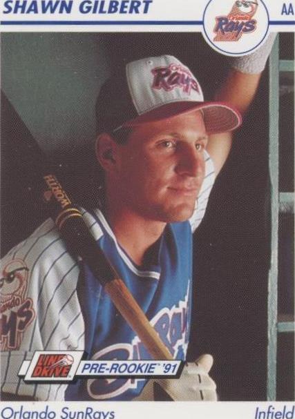 1991 Line Drive Pre-Rookie - AA Shawn Gilbert #481 (RC) for sale online ...